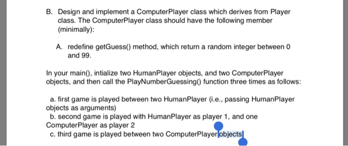 Solved Goal: Implement a number guessing game played between | Chegg.com