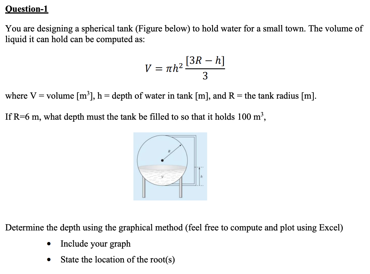 Solved Ouestion-1You are designing a spherical tank (Figure | Chegg.com Solved Ouestion-1You are designing a spherical tank (Figure | Chegg.com