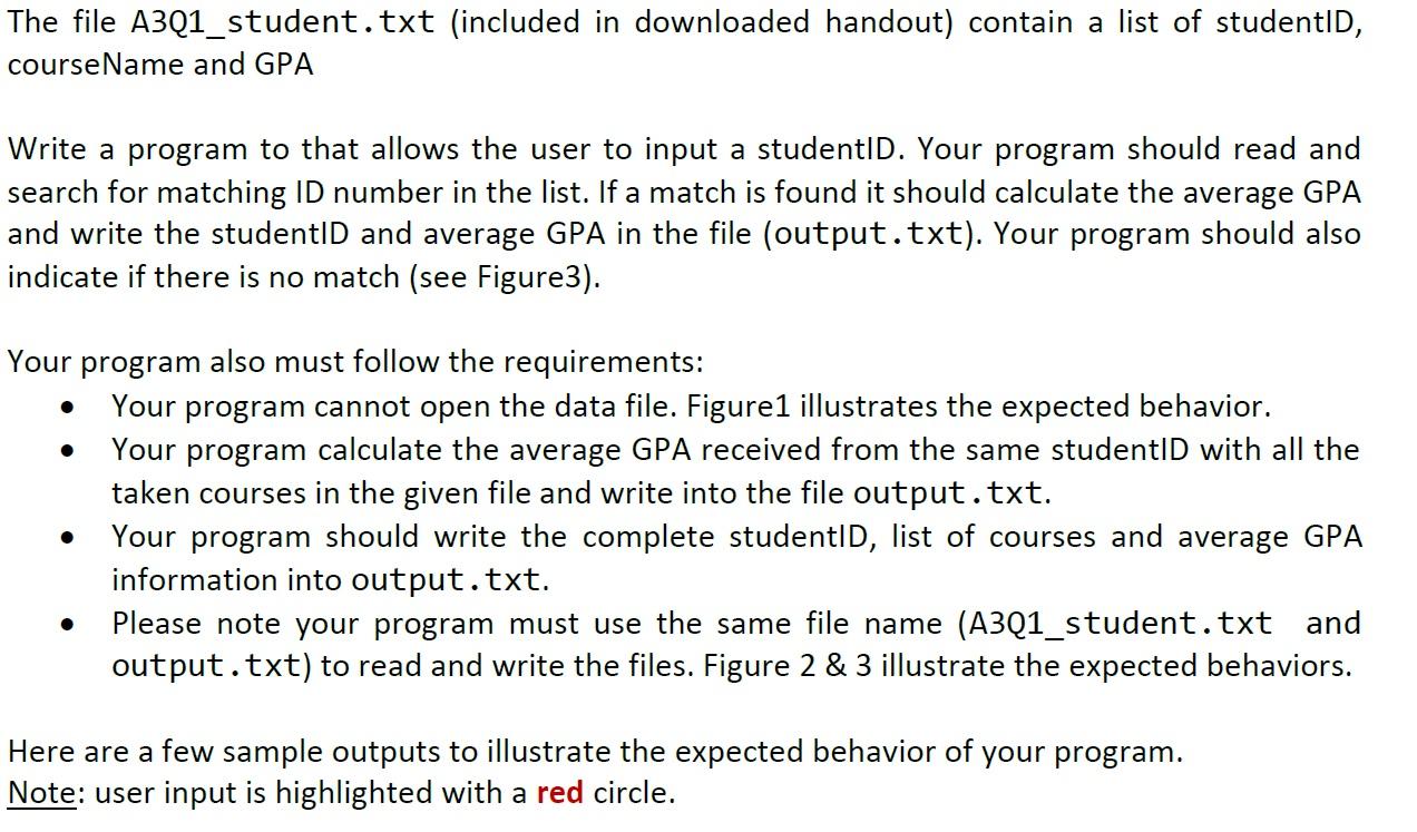 Solved The file A3Q1_student.txt (included in downloaded | Chegg.com