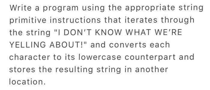 Solved Write a program using the appropriate string | Chegg.com
