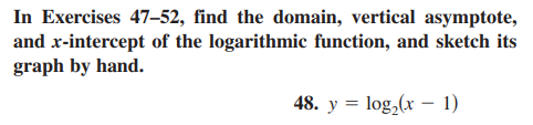 Solved In Exercises 47–52, find the domain, vertical | Chegg.com