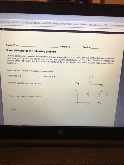 Solved /Physics%20 1 2 1 %20F alr%20201 8 Review%20Material | Chegg.com