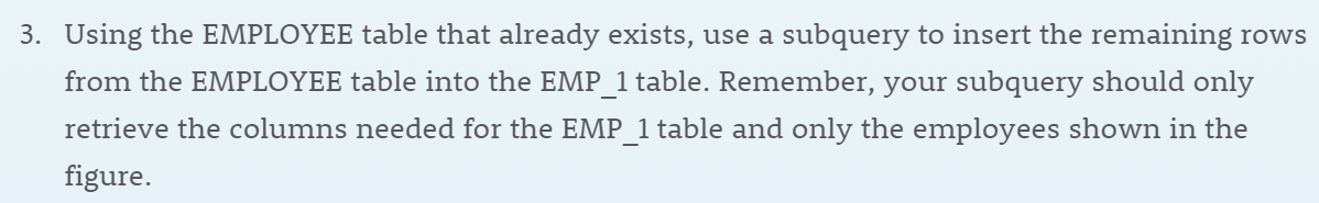 Solved 1 Write The Sql Code That Will Create Only The Table 8056