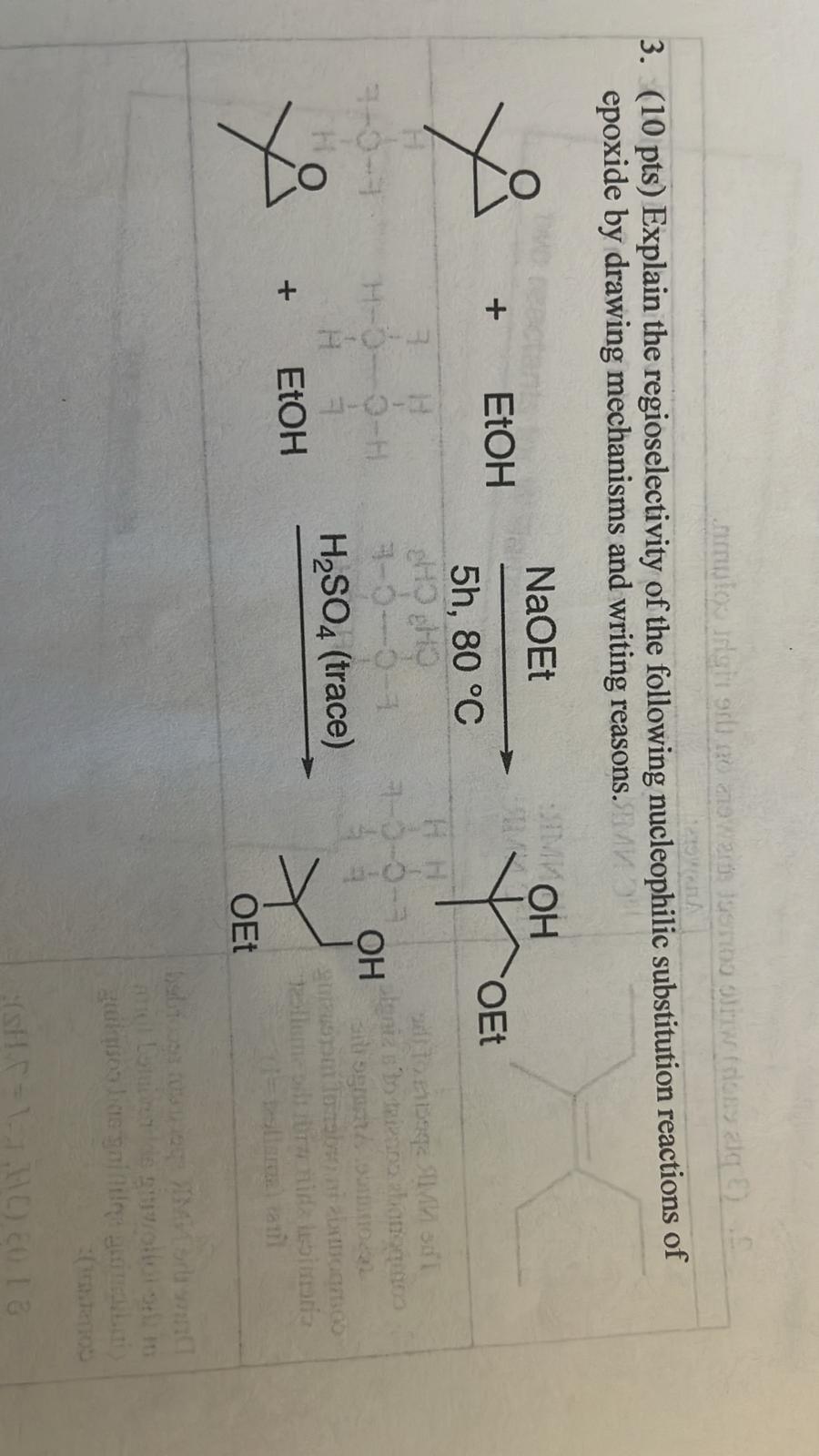 Solved (10 pts) Explain the regioselectivity of the | Chegg.com