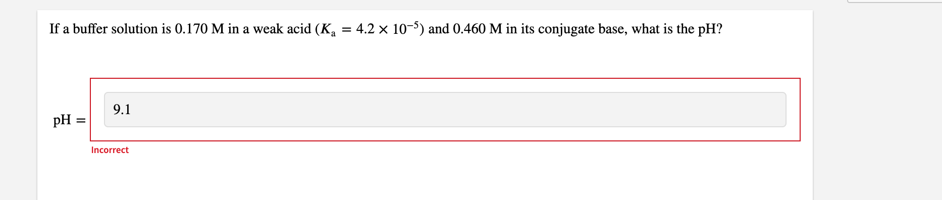 Solved If a buffer solution is 0.170 M in a weak acid (K= | Chegg.com