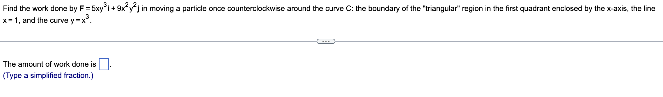 Solved Find the work done by F=5xy3i+9x2y2j in moving a | Chegg.com