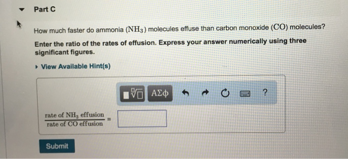 Solved Learning Goal Part A To calculate the rms speed and | Chegg.com