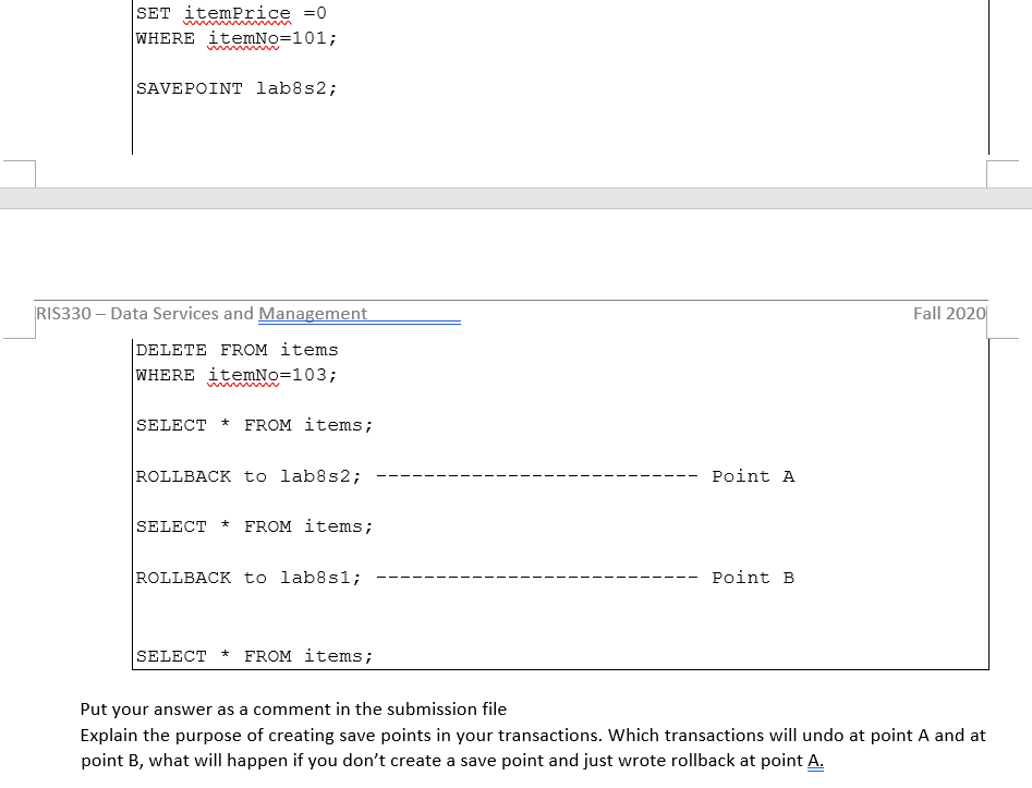 Solved 6.) Now write the command to undo the changes. mysql> | Chegg.com