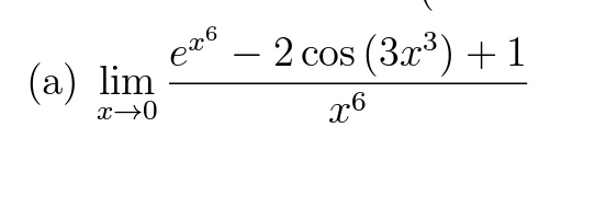 Solved Find the limit below using the Taylor series | Chegg.com