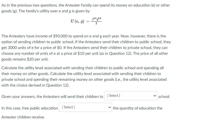 select 1: A: public B: private select 2: A: increase | Chegg.com