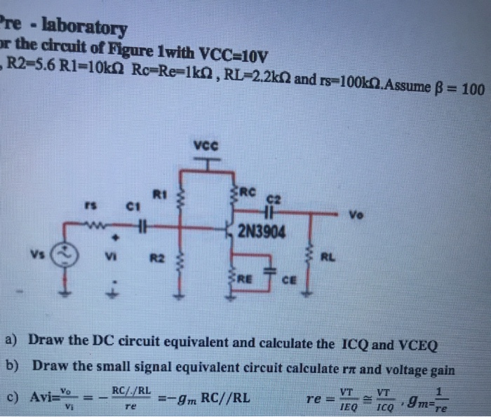 Solved 3) PRelab Calculations and experimental results | Chegg.com