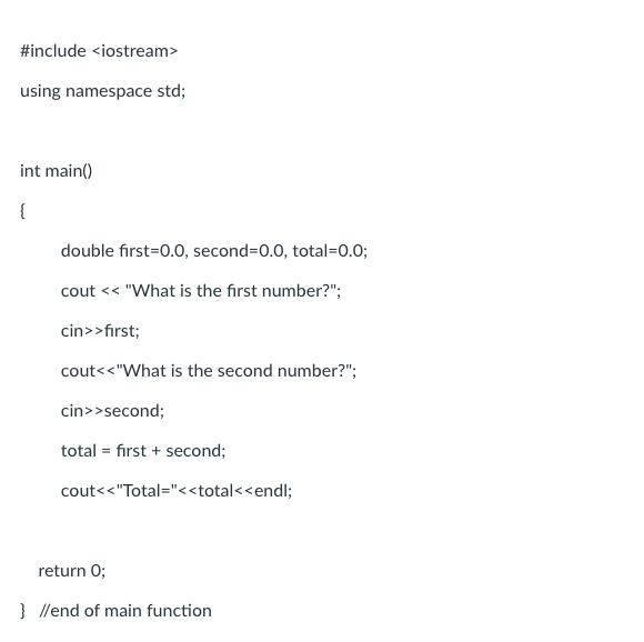Solved Convert the program with both value-returning and | Chegg.com