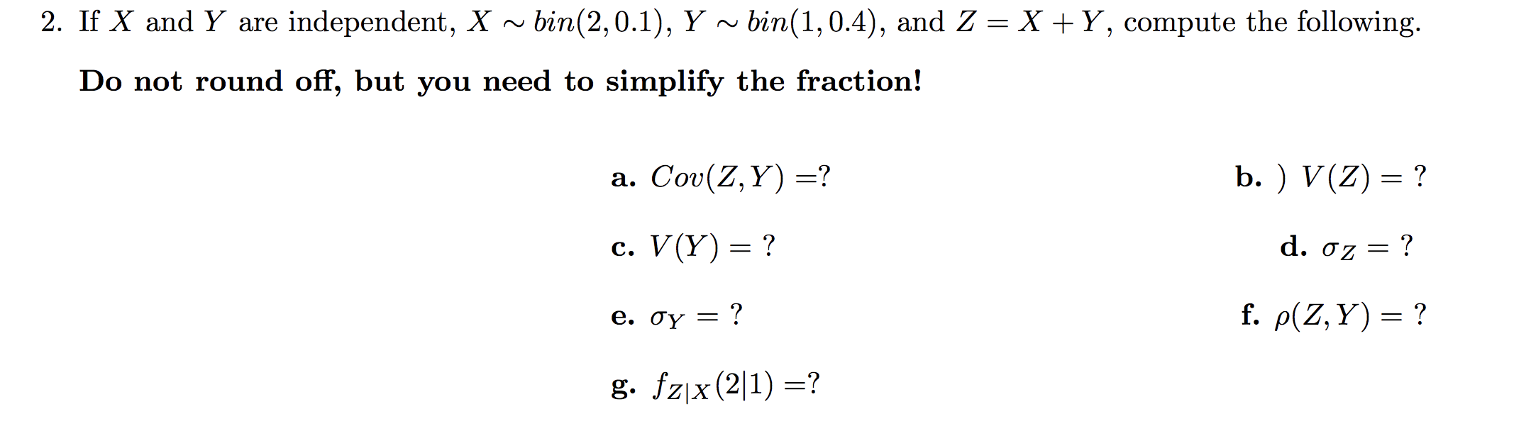Solved If x ﻿and Y ﻿are independent, | Chegg.com