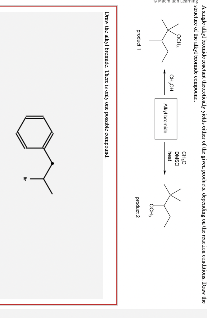 Solved A single alkyl bromide reactant theoretically yields | Chegg.com