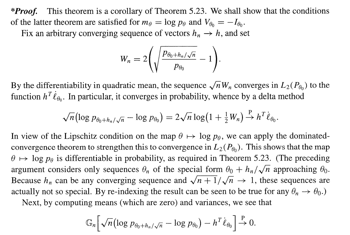 Solved 5.39 Theorem. Suppose that the model (P0:0 € ) is | Chegg.com