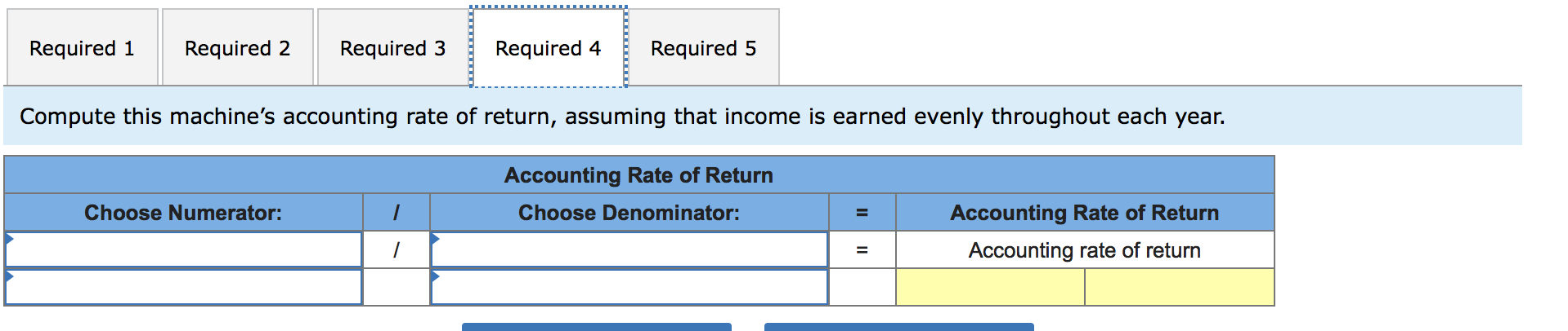 Solved Required 1 Required 2 Required 3 Required 4 Required | Chegg.com