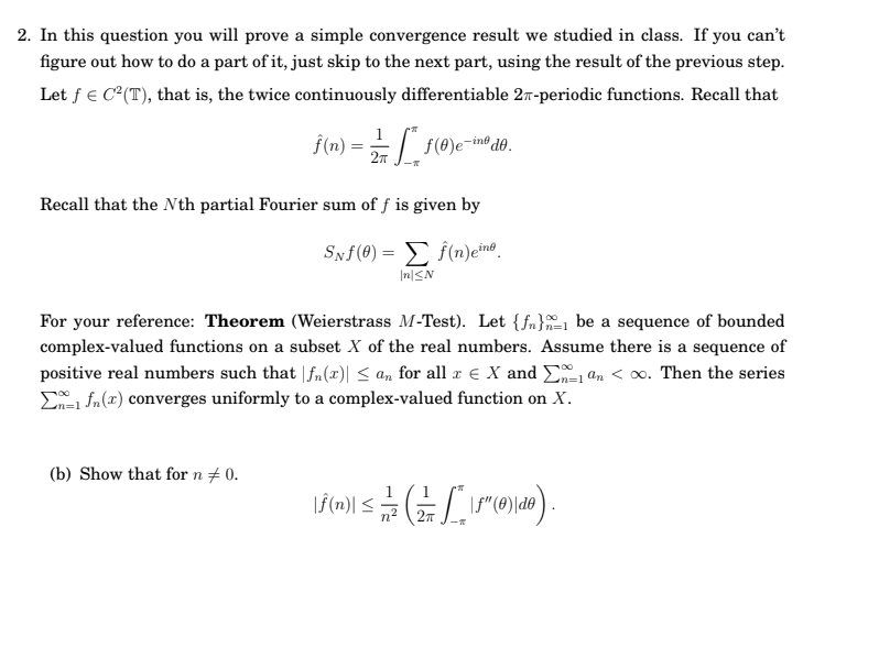 Solved In this question you will prove a simple convergence | Chegg.com