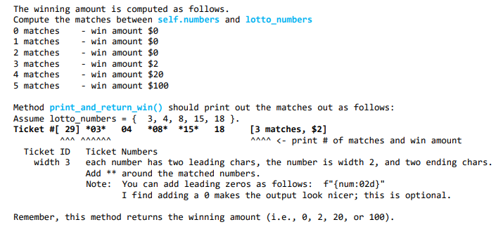 Solved Task 1 Lotto Less Revisited But Using Objects For 7987