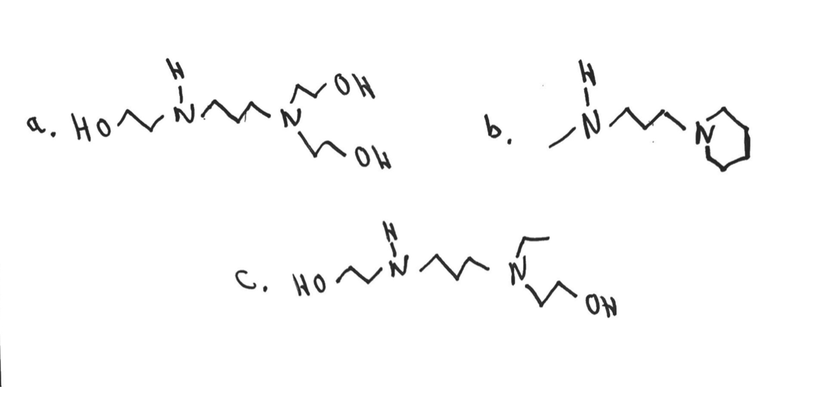 Solved 1. focus on the aliphatic component of HCQ | Chegg.com