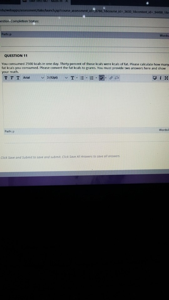 Solved Take Test: M2-Math Pr X у.edu/webapps assessmentta | Chegg.com