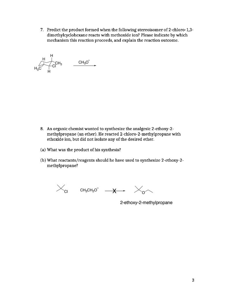 Solved 1. Predict the order of reactivity for the following | Chegg.com