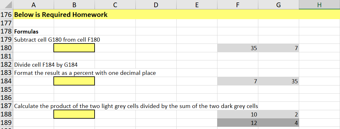 Solved Please answer using an Excel Formula Answers | Chegg.com
