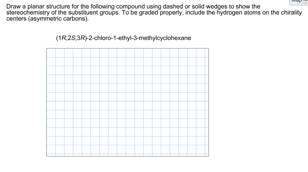 Solved Draw a planar structure for the following compound | Chegg.com