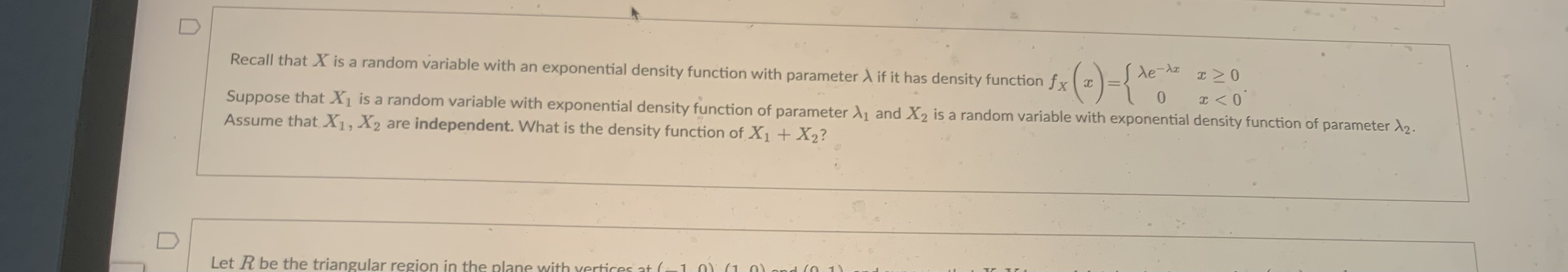 Solved Suppose that X1 is a random variable with exponential | Chegg.com