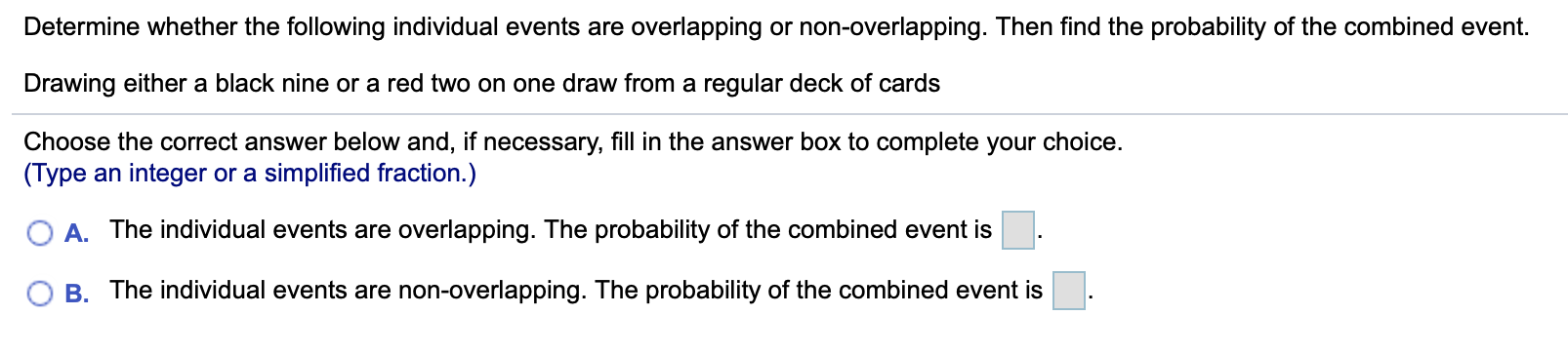 Solved Determine whether the following individual events are | Chegg.com