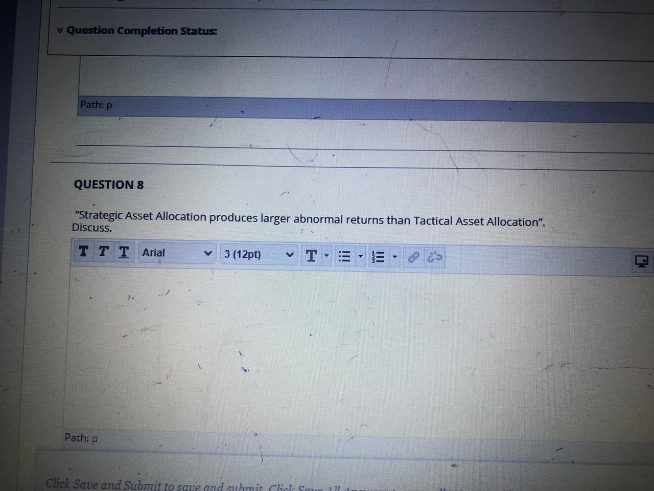 Solved Question Completion Status: Path: P QUESTION 8 | Chegg.com