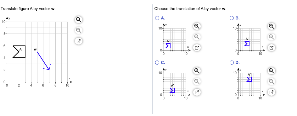 Solved Describe a sequence of isometries followed by a size | Chegg.com