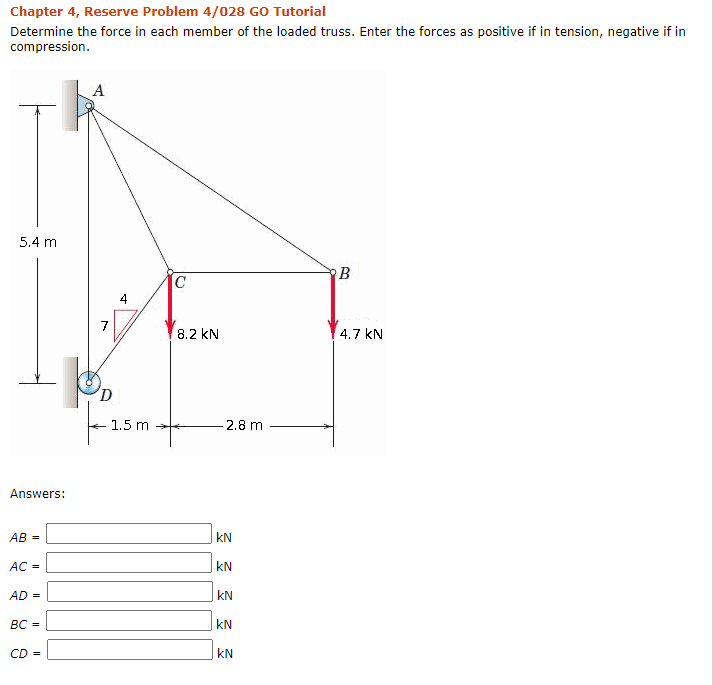 Solved Chapter 4, Reserve Problem 4/028 GO Tutorial | Chegg.com