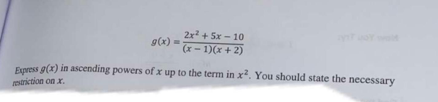 Solved Binomial Expansion - A-Level | Chegg.com