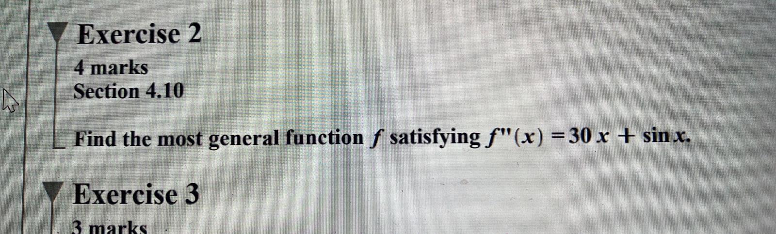 Solved Exercise 2 4 marks Section 4.10 Find the most general | Chegg.com