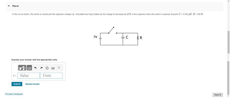 Solved Express your anawer with the appeopriate units | Chegg.com