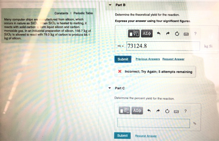 Solved Chapt Exercise Constants I Periodic Table Part A | Chegg.com
