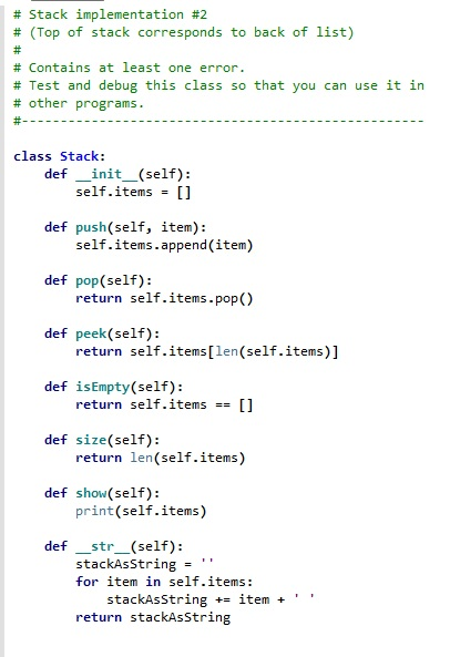 Python3 : stacks I am tasked with creating a web | Chegg.com