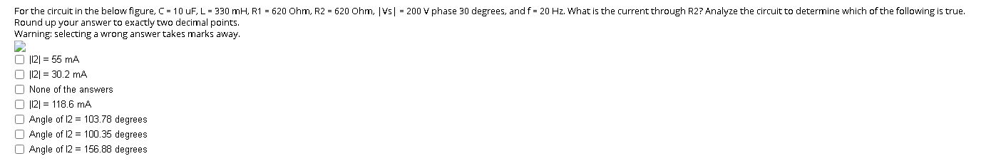 Solved Round up your answer to exactly two decimal points. | Chegg.com