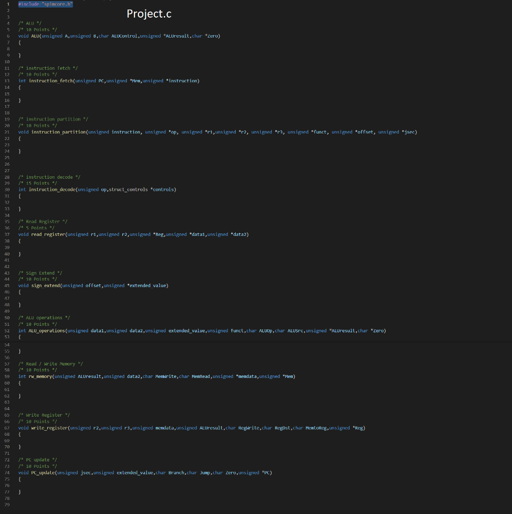 Solved CDA3103 - Computer Logic and Organization Project | Chegg.com