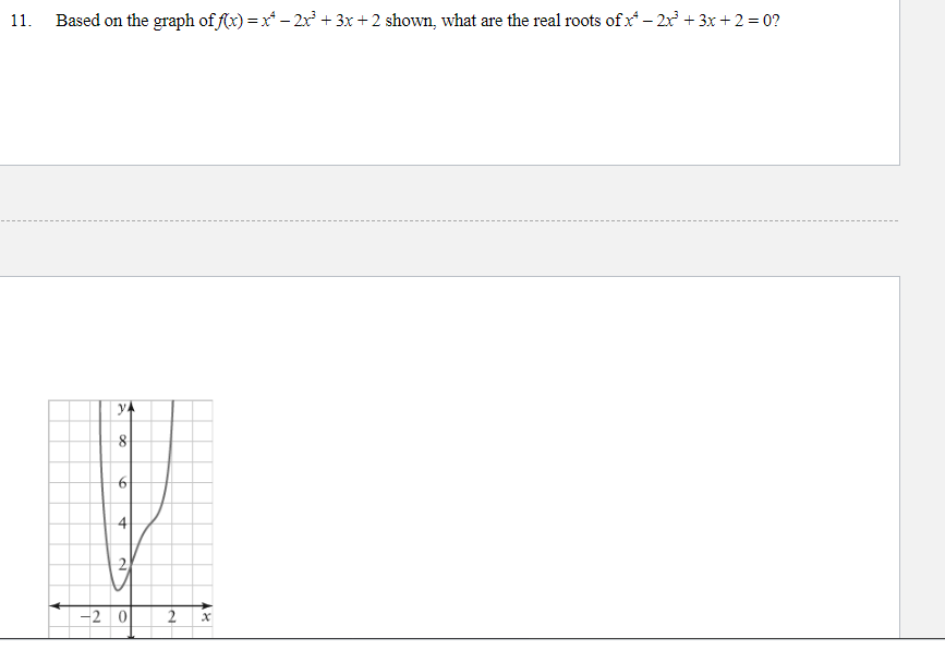 Solved 1. Based on the graph of f(x)=x4−2x3+3x+2 shown, what | Chegg.com Solved 1. Based on the graph of f(x)=x4−2x3+3x+2 shown, what | Chegg.com