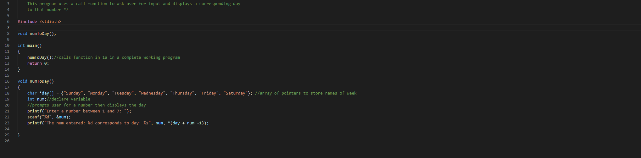 Solved In C programming modify the function so that the | Chegg.com
