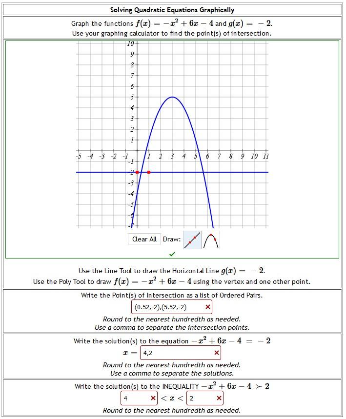 Solved Solving Quadratic Equations Graphically Graph the | Chegg.com