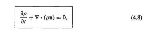 Solved 2. In Section 3 we derived the continuity equation | Chegg.com