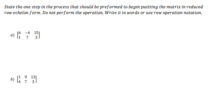Solved State the one step in the process that should be | Chegg.com