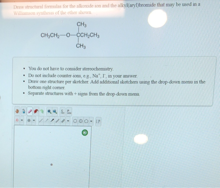 Solved Draw structural formulas for the alkoxide ion and the | Chegg.com