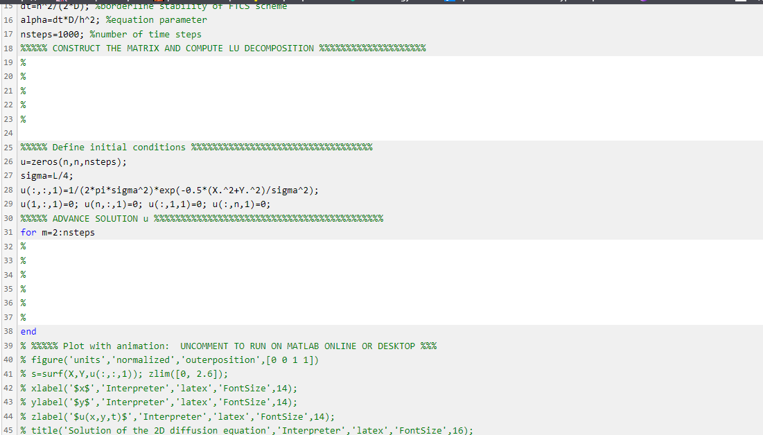 Solved Two-Dimensional Diffusion Equation Solve the | Chegg.com