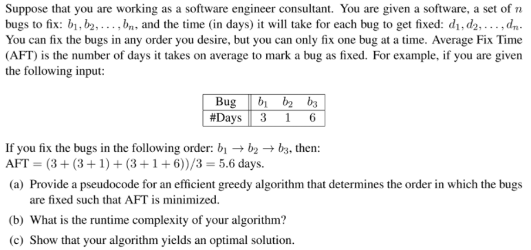 Solved Suppose that you are working as a software engineer | Chegg.com