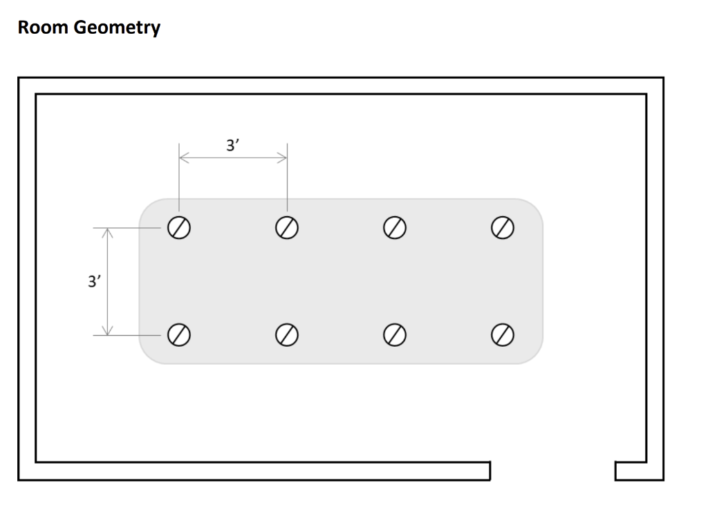Solved A conference room table is illuminated with an array | Chegg.com