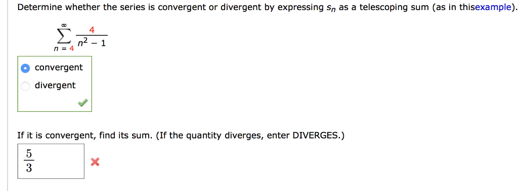 Solved Determine whether the series is convergent or | Chegg.com