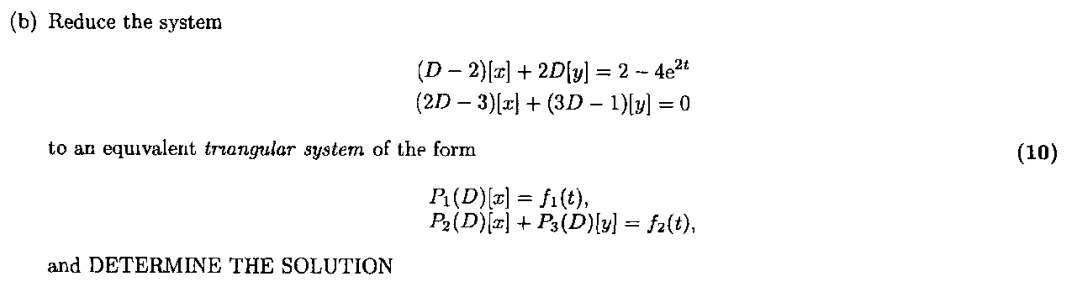 (b) Reduce the system | Chegg.com